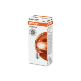 Osram Car 12V 4W T4W Bulb Indicator, Brake & Fog 3893