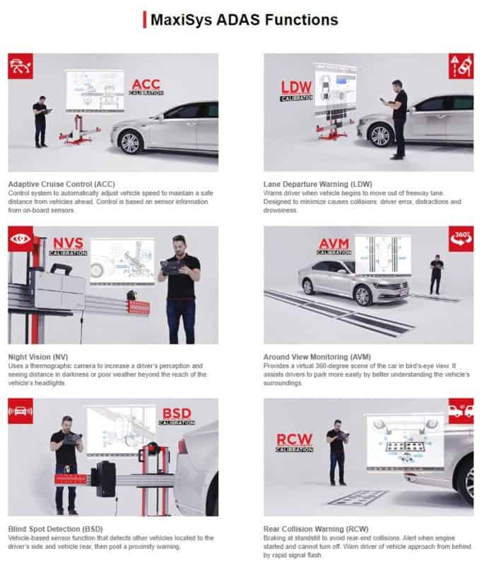 Autel Adas Maxisys Calibration Tool Package V2 (Acc / Ldw / Nv / Radar)