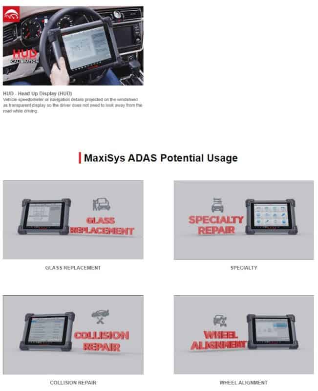 Autel Adas Maxisys Calibration Tool Package V2 (Acc / Ldw / Nv / Radar)